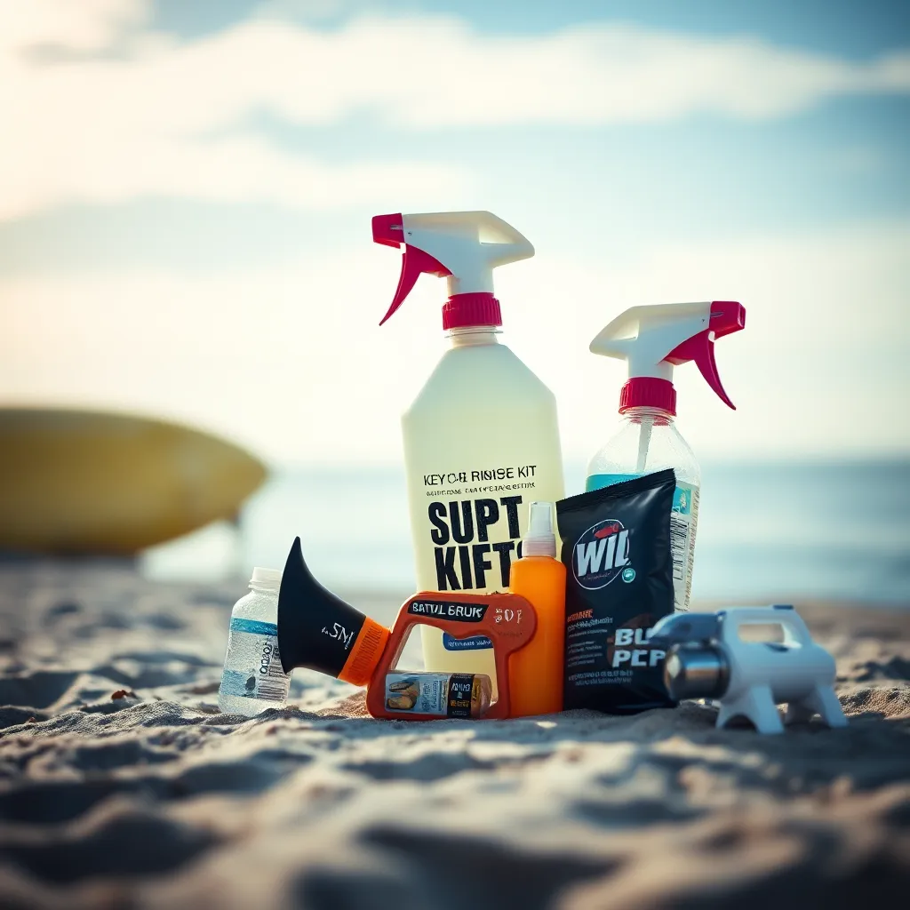 The Essential Beach Rinse Kit for Surfing Lovers