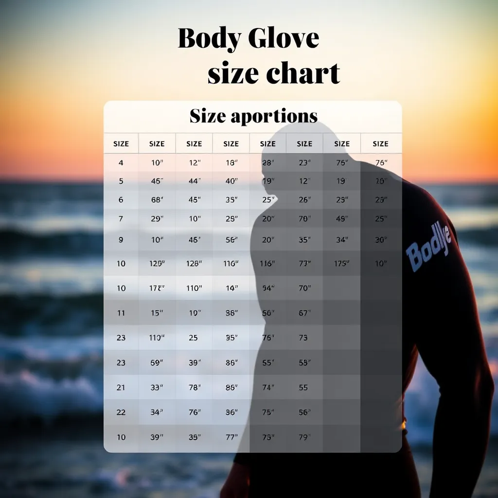 Understanding the Body Glove Size Chart for Perfect Fit