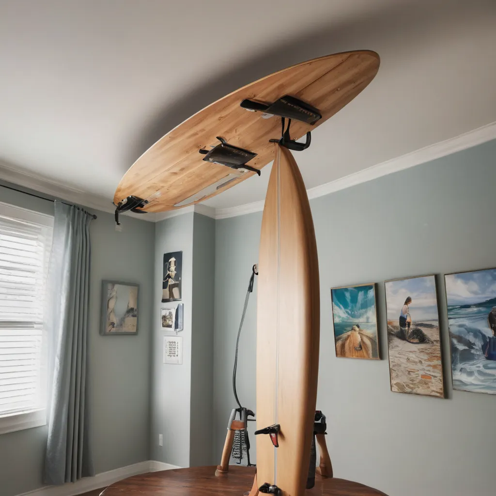 Maximize Space with Ceiling Mount Surfboard Racks